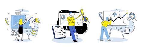 Data Visualization The Database Management System Vector Image