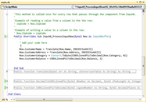 Importing Mainframe Data With Ssis