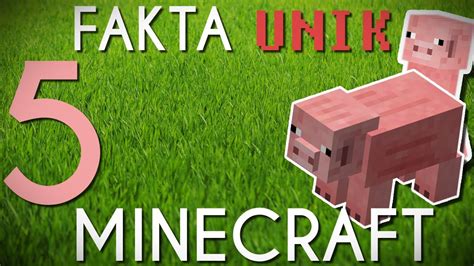5 Fakta Unik Tentang Babi Minecraft Youtube