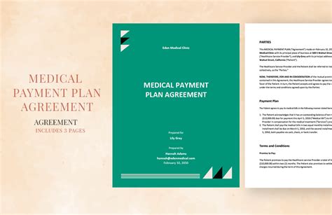 Free Payment Plan Agreement Templates Editable And Printable