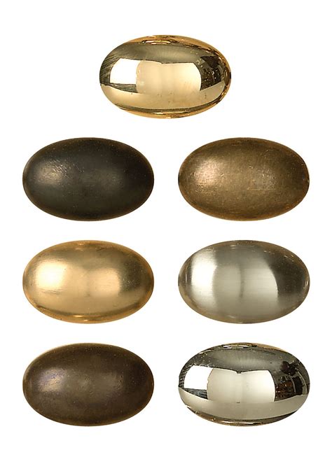 Oval Brass Cabinet Knob