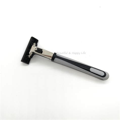 1 Razor Holder 30 Pcs Three Layer Razor Blade Men Safety Handle