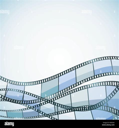 Blue Background With Color Filmstrip Stock Vector Image And Art Alamy