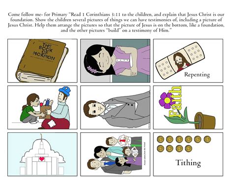 Come Follow Me 2023 Free Lds Primary Lesson Helps Aug 21 27 Corinthians