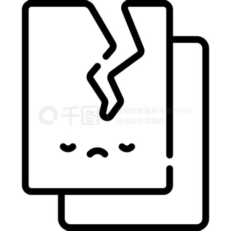 损坏网页ui 损坏的文件 模板免费下载 Svg格式 512像素 编号49370050 千图网