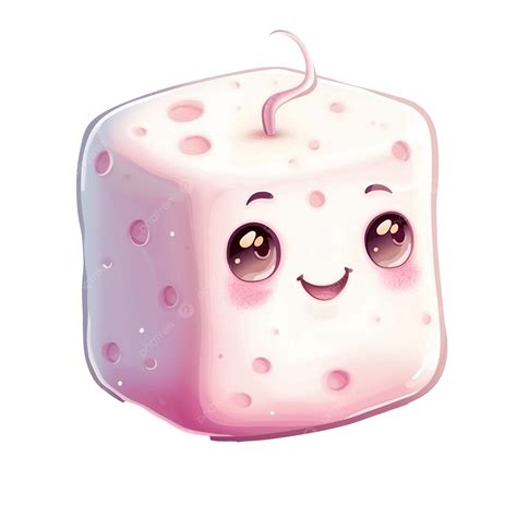 귀여운 마시멜로 마시멜로 달콤한 분홍색 Png 일러스트 및 이미지 에 대한 무료 다운로드 Pngtree
