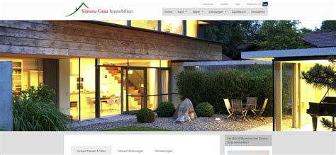 Simone Grau Immobilien Bertram Schmidt Traub Webdesigner Webentwickler