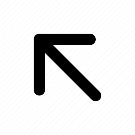 arrow up left icon download on iconfinder on iconfinder