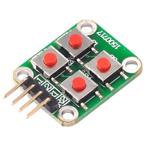 2 X 2 Matrix 4 Push Button Keyboard Module Roboticsdna