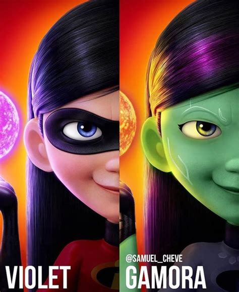 Violet Parr As Gamora 9gag