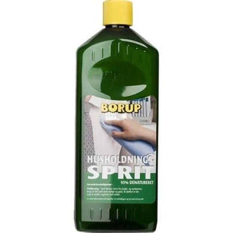 Sprit Denatureret 93 1 Liter Borup Kemi Cleanstep Dk