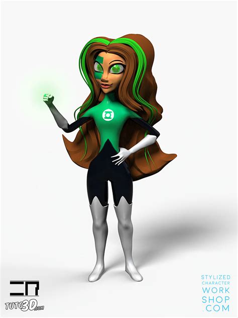 Green Lantern Dc Super Hero Girls Zbrushcentral