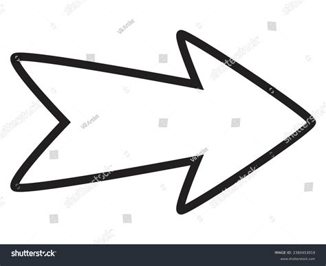 Arrow Icon Direction Sign Navigation Symbol Stock Vector Royalty Free