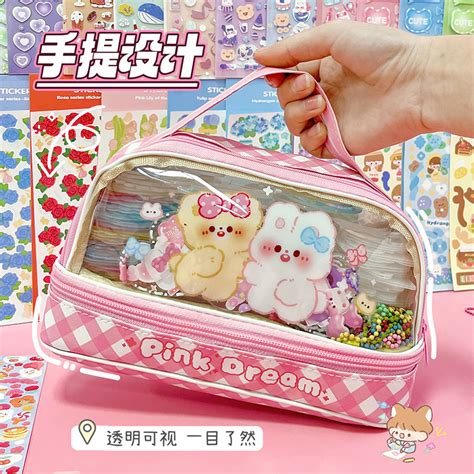 手提笔袋咕卡套装新款和咕咔的贴纸全套材料包可爱圆盘儿童女孩玩具咕盘估卡手账贴画古卡姑卡便宜随心配diy虎窝淘