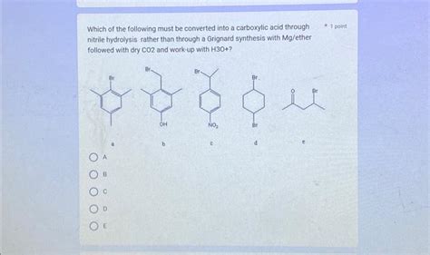 Solved Which Of The Following Must Be Converted Into A Chegg