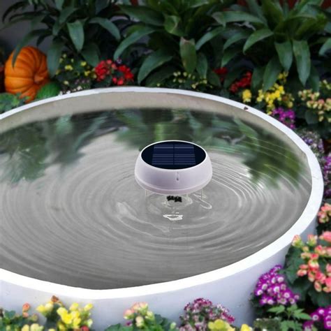 Water Wiggler Solar For Bird Baths Ip65 Rated With 1500mah Backup