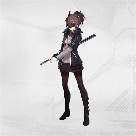 【明日方舟】干员差分立绘及其差分表情 夜刀 哔哩哔哩