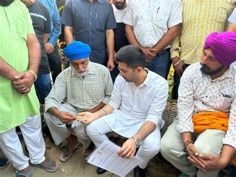 ਸੰਸਦ ਮੈਂਬਰ ਰਾਘਵ ਚੱਢਾ ਨੇ ਕੇਂਦਰੀ ਵਿੱਤ ਮੰਤਰੀ ਨੂੰ ਲਿਖੀ ਚਿੱਠੀ ਖਰਾਬ ਫਸਲਾਂ ਲਈ