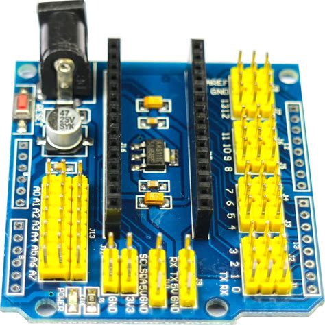 Jp Rasbee Nano V30 Io 拡張ボード Nano Io シールド Nano Ioボード 青い 並行輸入品 Uno R3 Prototype