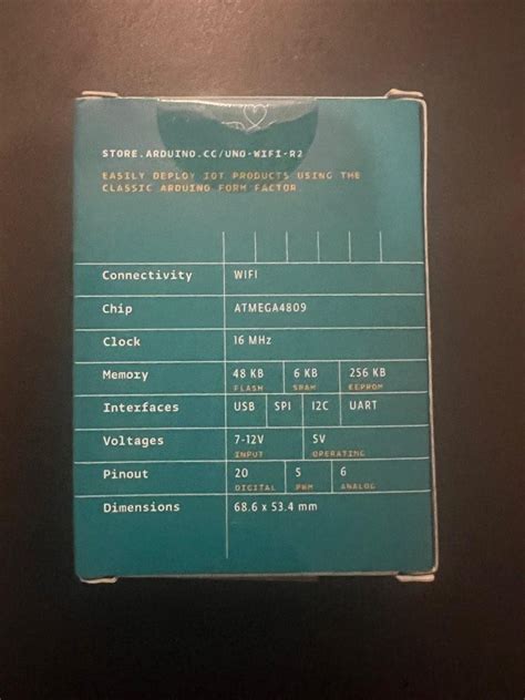 Arduino Uno Wifi Rev2 Computers And Tech Office And Business Technology