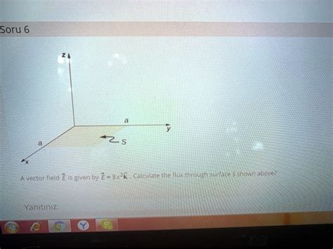 e is given by e 3x 2k calculate the flux through the surface shown