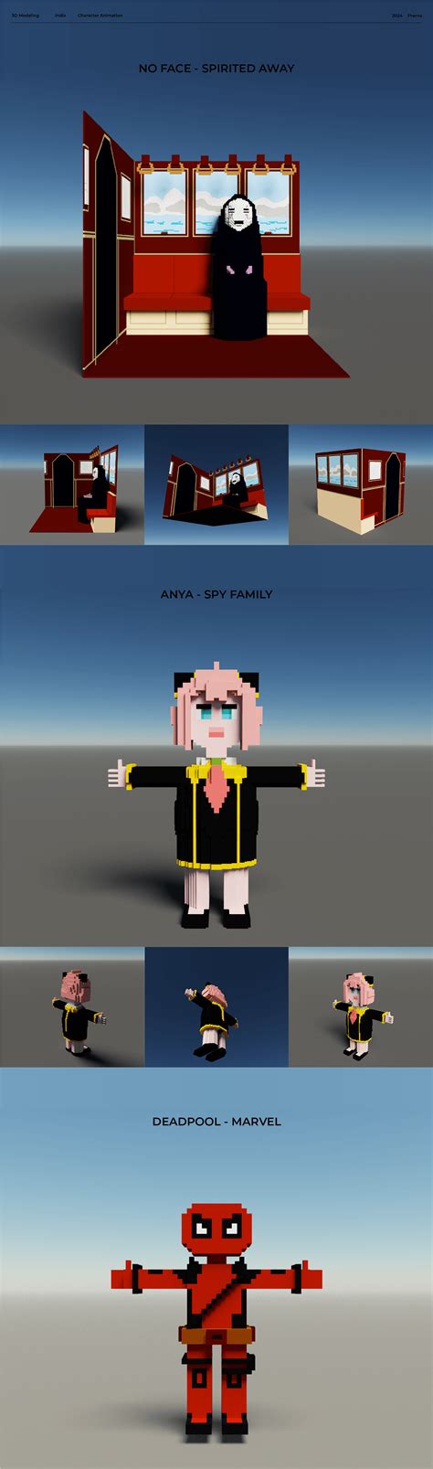 3d Character Modeling Behance