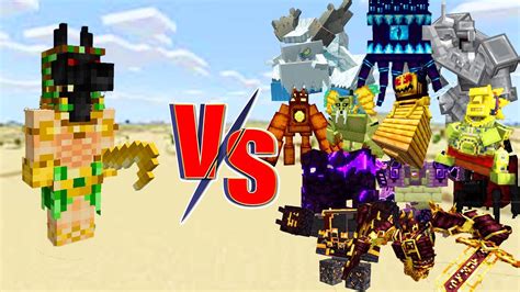 Anubis VS ALL Bosses In Astemir S Forestcraf Mowzie S Mobs And
