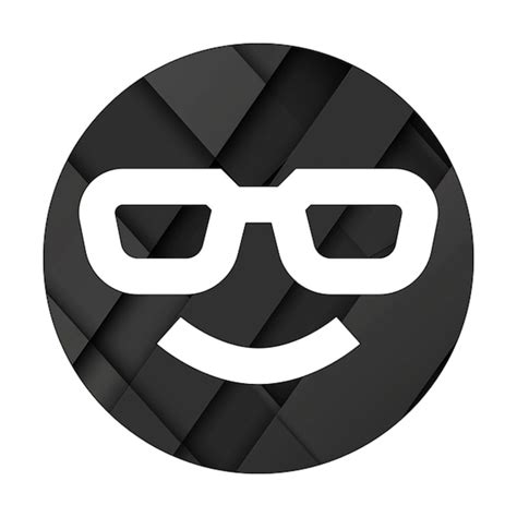 Premium Photo Image Icons Face Sunglasses Black Rectangle Background