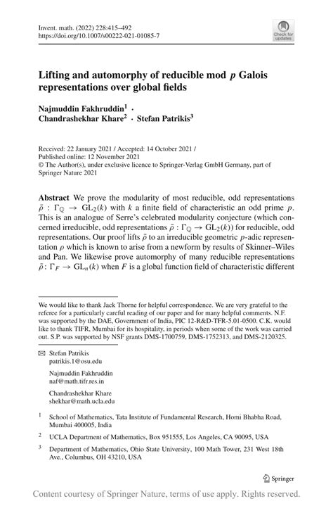 Lifting And Automorphy Of Reducible Mod P Galois Representations Over