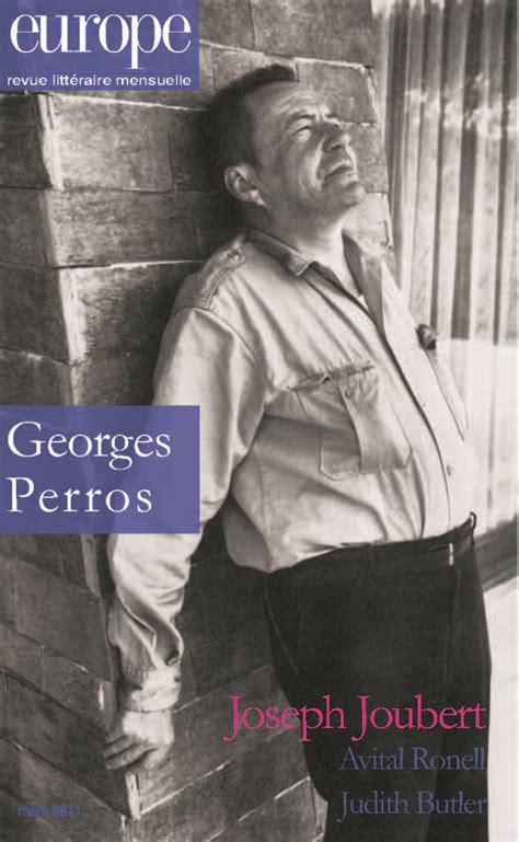 N° 983 Georges Perros Joseph Joubert Mars 2011 Europe