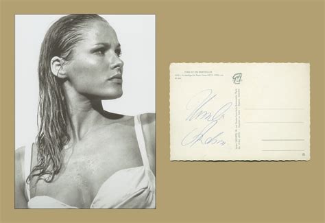 Ursula Andress Rare Authentic Signed Card Photo Von Ursula Andress
