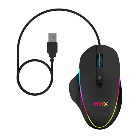 Mixx Gaming Rapidx Point Wired Gaming Mouse Mixx Audio