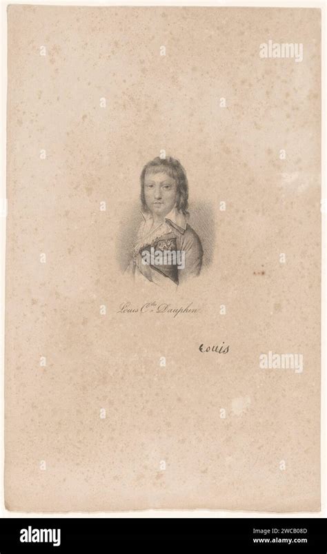 Portrait Of Louis Xvii Van France Anonymous Veuve Delpech Nudet