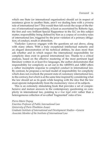 电子书 国际责任法中的共谋及其局限性 英Complicity and Its Limits in the Law of