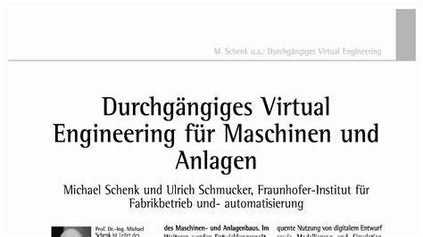 Virtual Engineering Techniques In Product Development Industry 4 0 Science