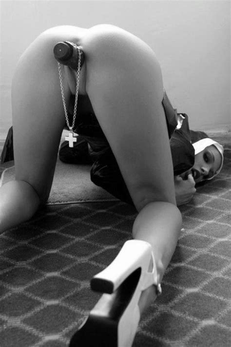 Hot Nun Masturbates With Her Vibrator
