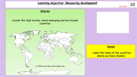 L2 Measuring Development Unit 2 Section B Development Gap