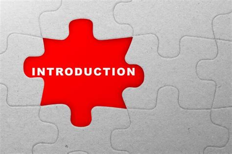 Premium Photo Piece Of Missing Jigsaw Puzzle With Introduction Text