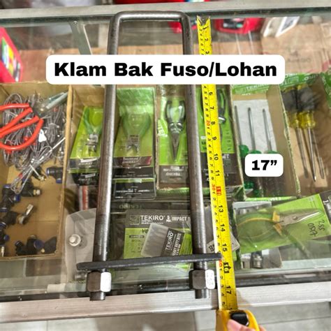 Jual U Bolt 17” Behel Begol Klam Bak Sasis Fusolohan Shopee Indonesia