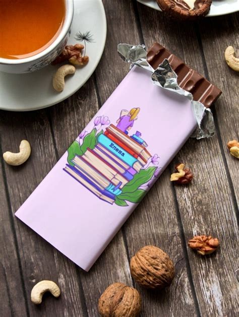 Шоколад молочный "Книги " Елена подарок дочери сестре внучке на ...