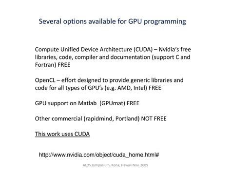 Ppt Using A Gpu In Insar Processing To Improve Performance Powerpoint