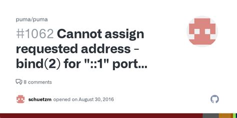 cannot assign requested address bind 2 for 1 port 3000 errno