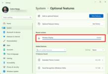 How To Add Or Remove Optional Features In Windows