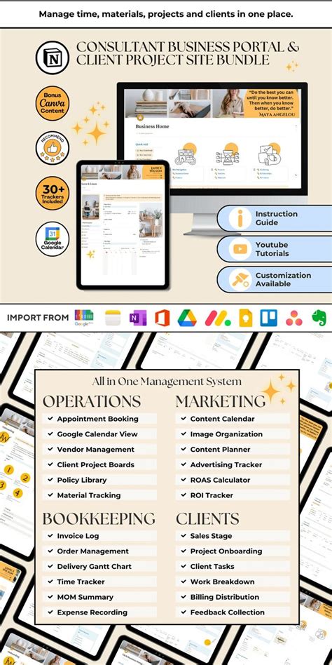 Consultant Business Portal With Client Project Site For E Commerce