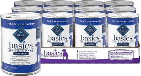 Blue Buffalo Basics Skin And Stomach Care Grain Free Duck And Potato Adult