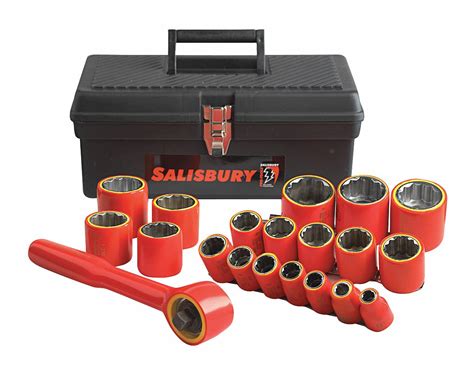 Salisbury 38 In Drive Size 16 Pieces Insulated Socket Set 817zk0