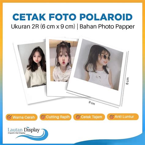 Jual Cetak Foto Polaroid Custom Lucu Aesthetic Polaroid Photo Frame