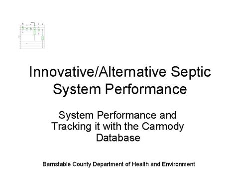 Innovativealternative Septic System Performance And Tracking It With