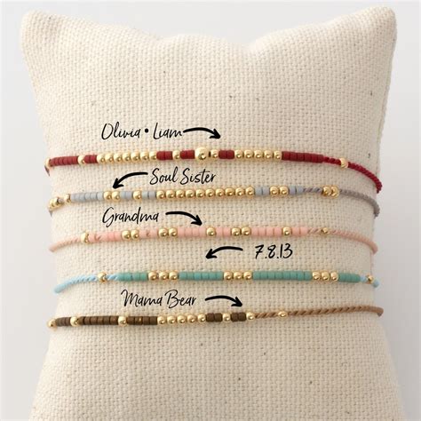 Personalized Morse Code Bracelet Custom Morse Code Bracelet