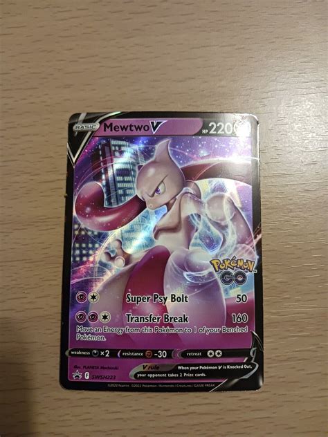 Mavin Pokémon TCG Mewtwo V SWSH Black Star Promos SWSH Holo Promo
